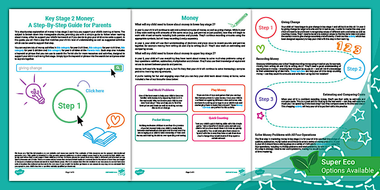Key Stage 2 Money: A Step-By-Step Guide for Parents - Twinkl