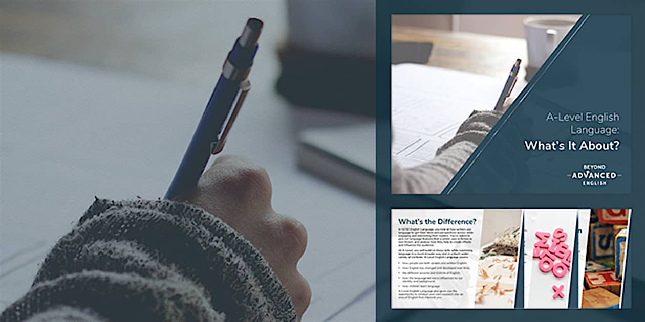 English Language A Level Topics Overview for New Students