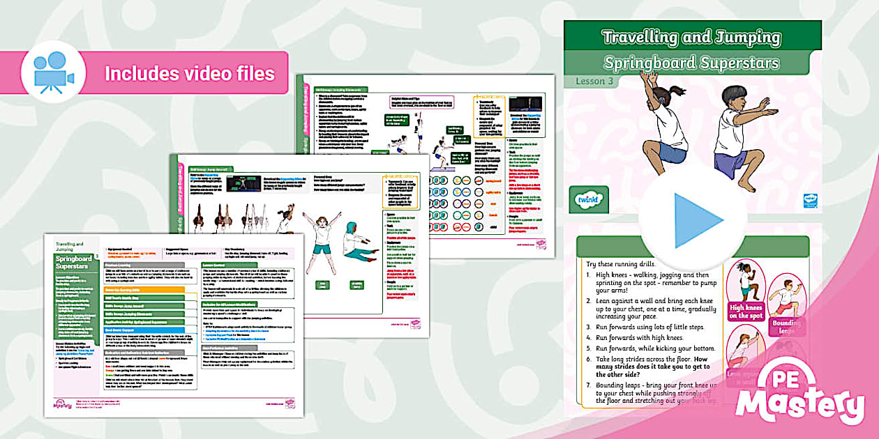 Gymnastics Hurdle Step Lesson Pack (teacher made) - Twinkl