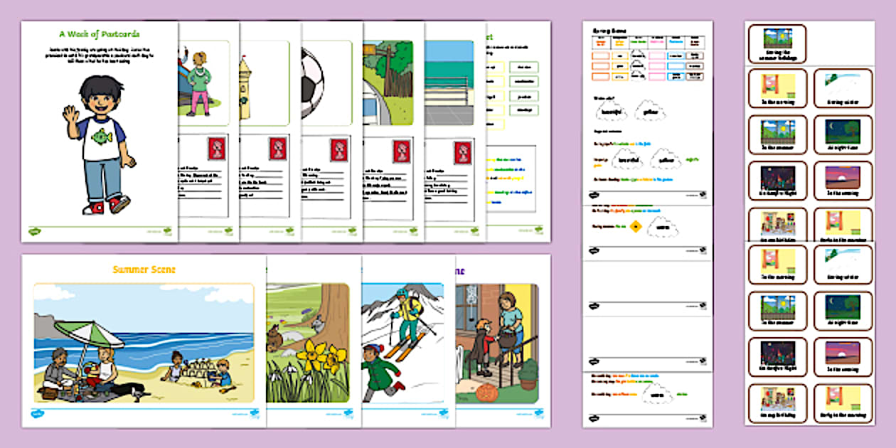 Colourful Semantics: When? Session Plan and Pack 3 - Twinkl