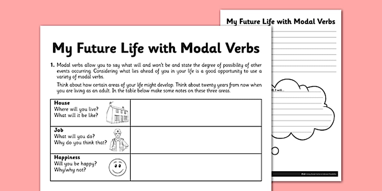 My Future Life | Modal Verbs Activity | Twinkl - Twinkl