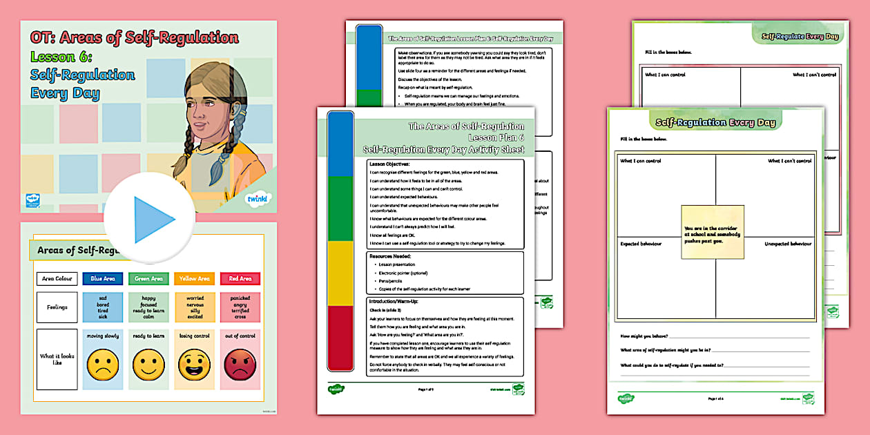 OT: The Areas of Self-Regulation Lesson Plan 6: Self-regulation Every Day