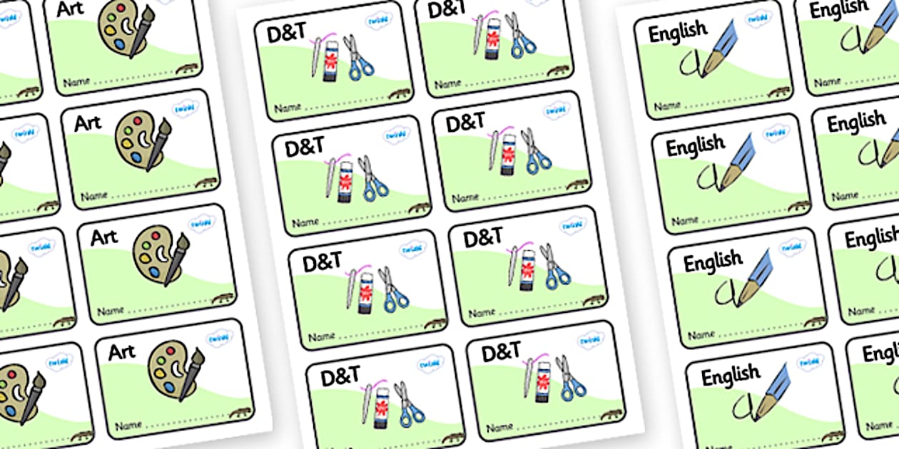 Newt Themed Editable Book Labels (Teacher-Made) - Twinkl