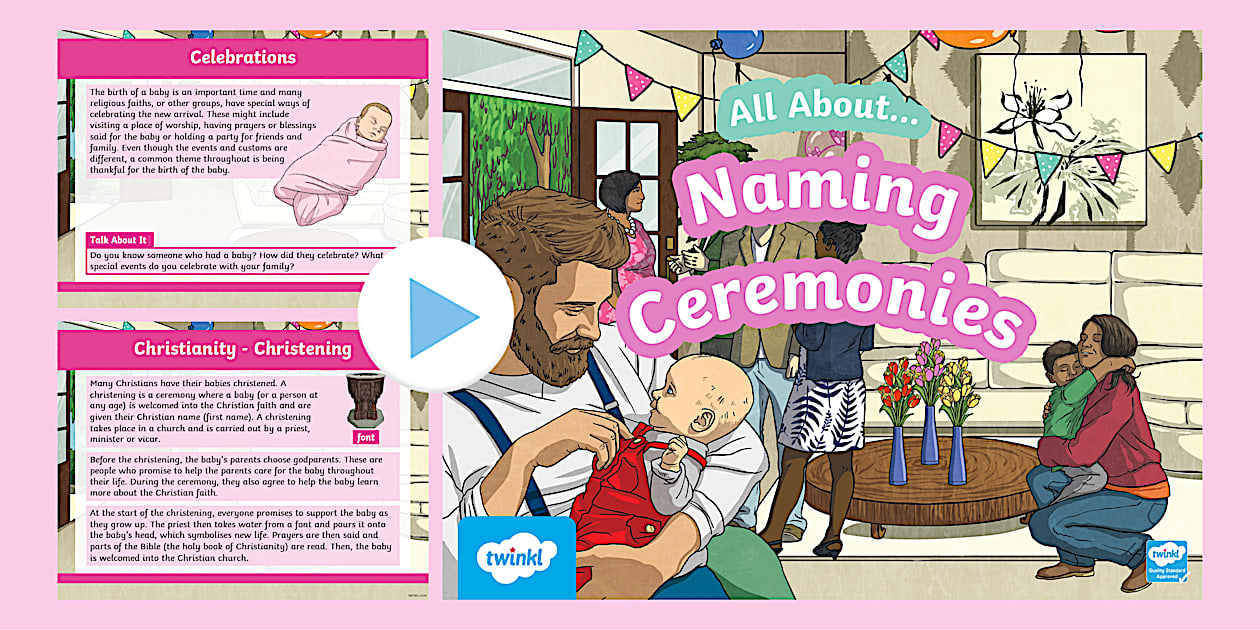 KS2 All About Naming Ceremonies PowerPoint (teacher made)