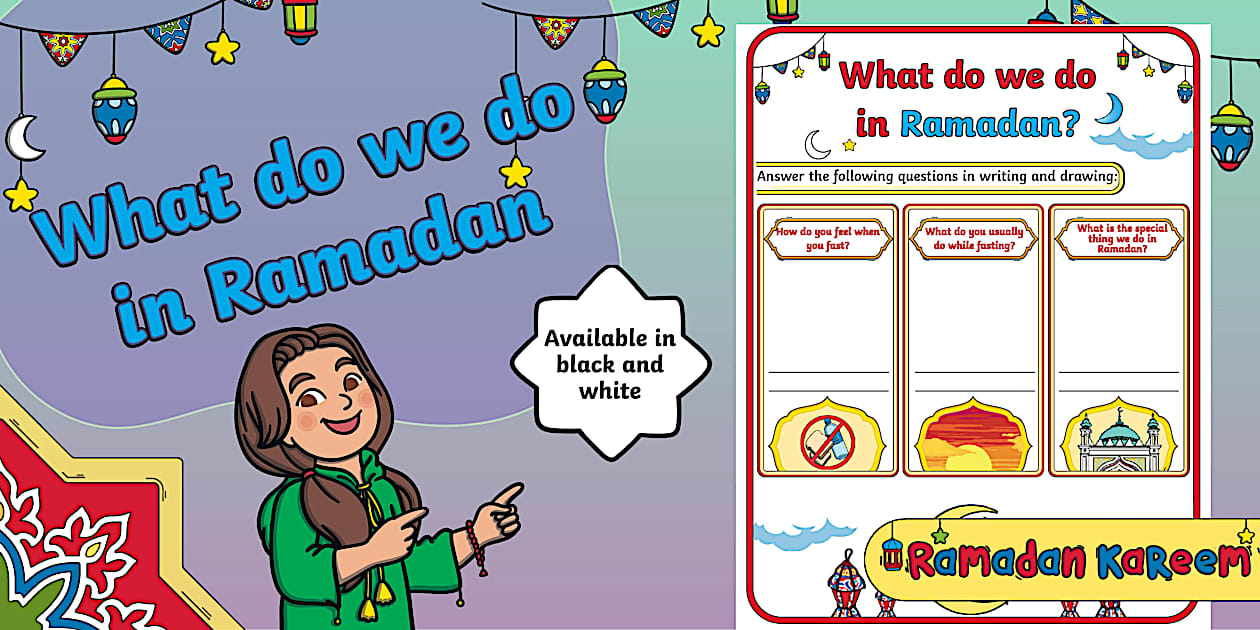 What do we do in Ramadan Worksheet