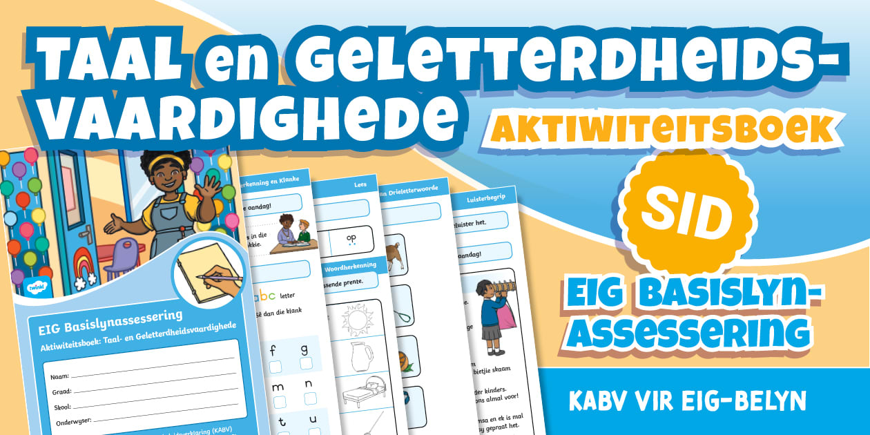 Gr 1–5 – Taal- en Geletterdheidsvaardighede – Basislynassessering Werkboek