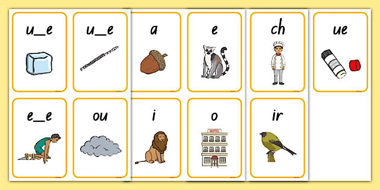 Twinkl Phonics Level 5 Sound Flashcards - Weeks 7-12