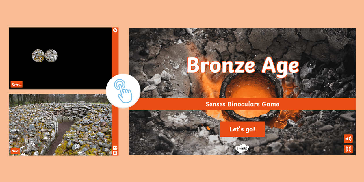 The Bronze Age Senses Interactive Binoculars Game - Twinkl