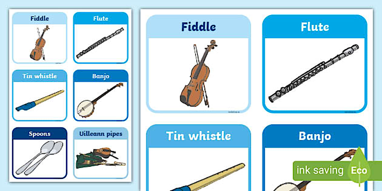 Irish Musical Instruments | Traditional Irish Music - Twinkl