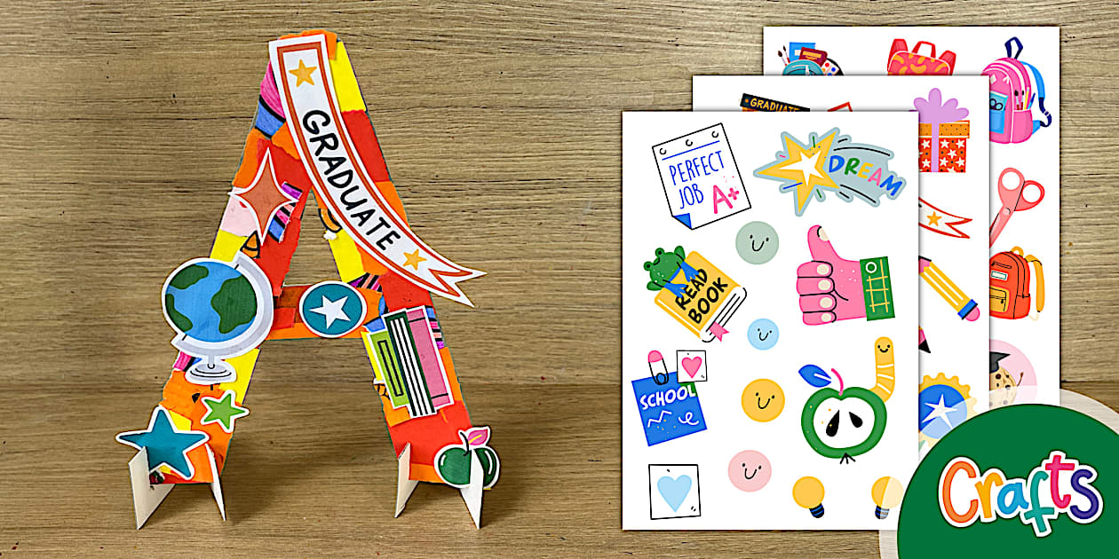 Graduation Keepsake Initial (Teacher-Made) - Twinkl