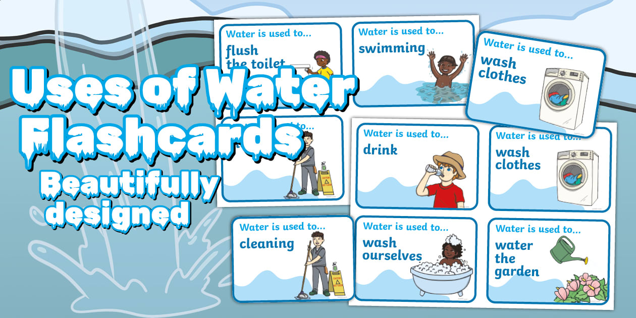 Grade R Life Skills - Uses of Water - Flashcards