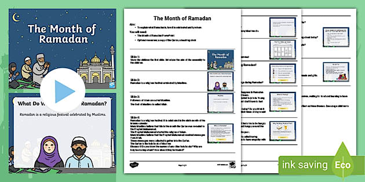 KS1 The Month of Ramadan Assembly Pack (teacher made)