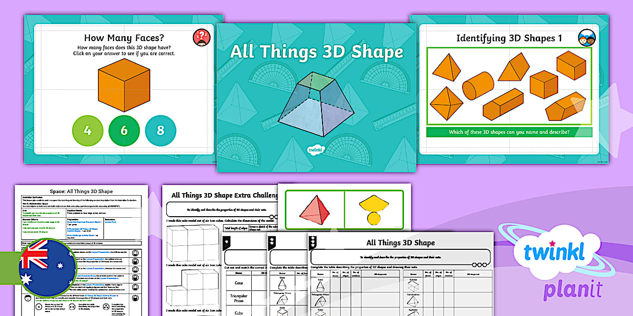 Year 5 Space: 3D Objects Lesson 1 (teacher made) - Twinkl