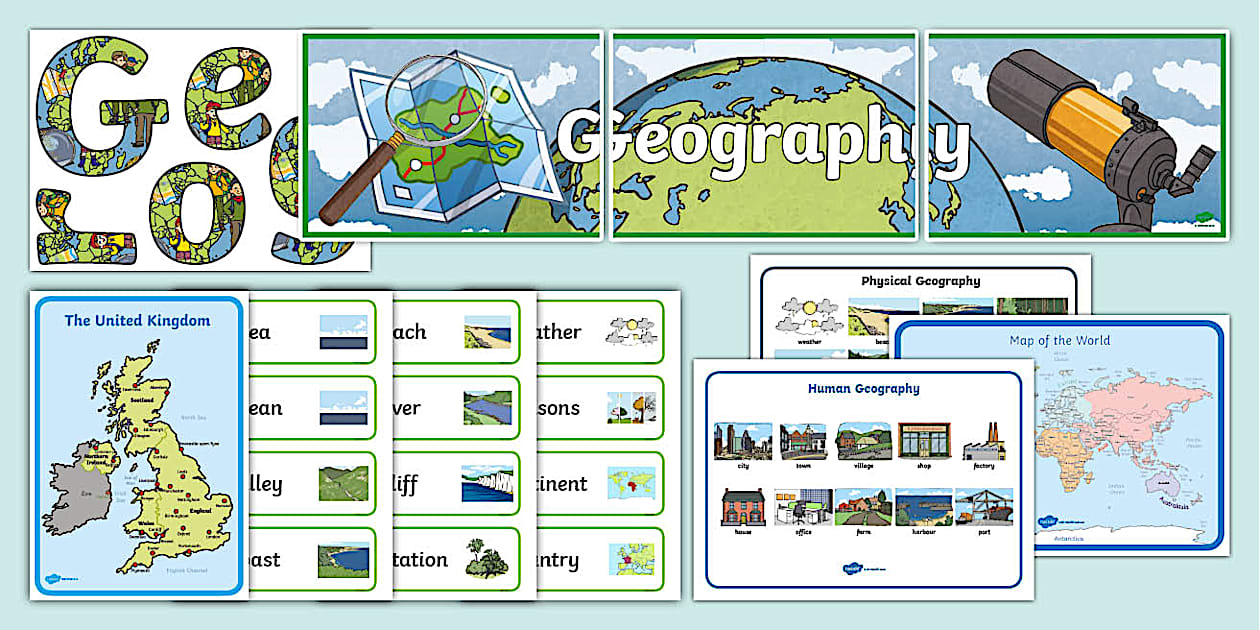 Whole School Geography Display Pack (teacher made) - Twinkl