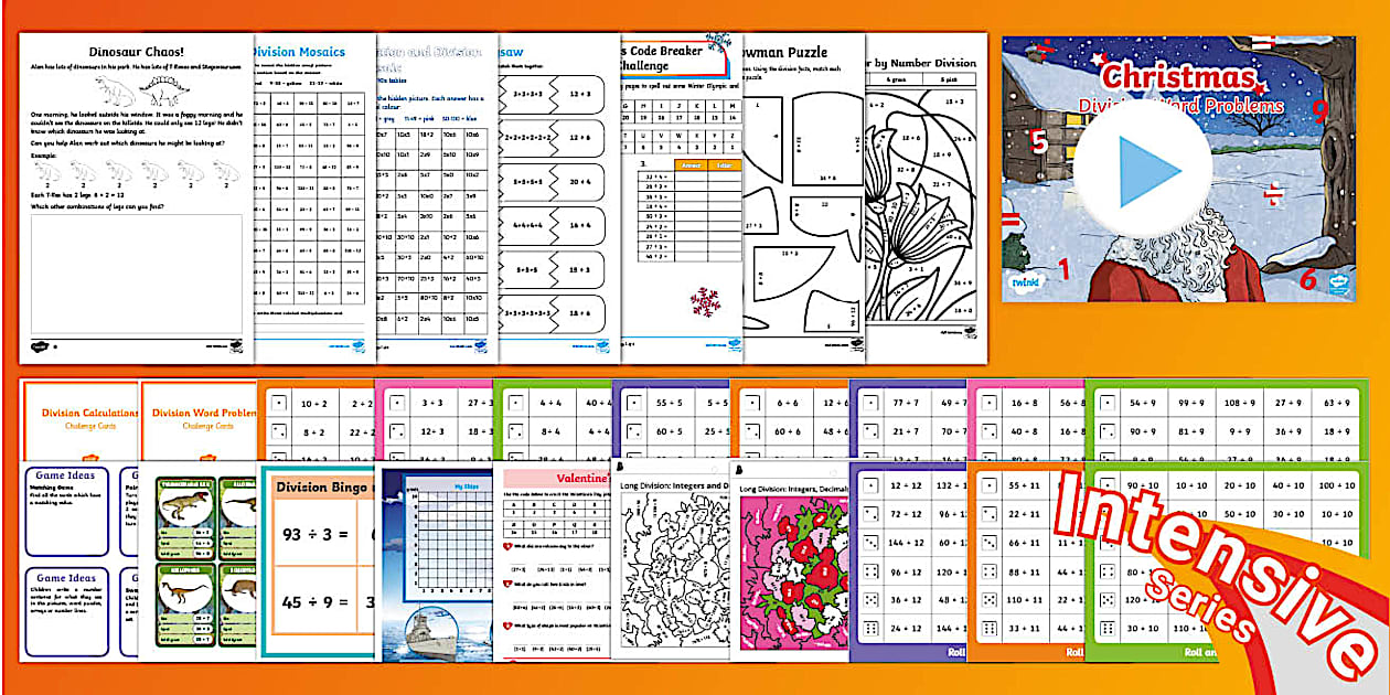 Intensive - Maths - Division (Visual Learning) - Twinkl