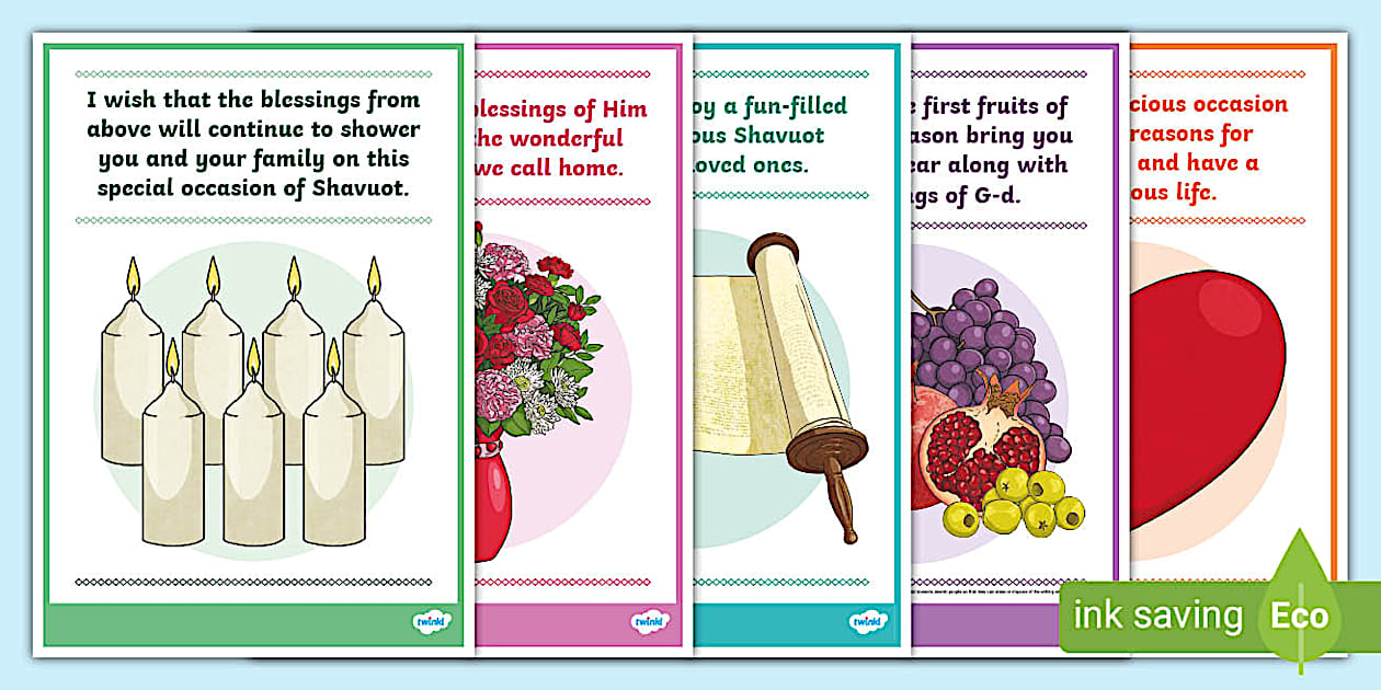 Shavuot Blessings Display Posters|Twinkl| Writing Lesson|KS2
