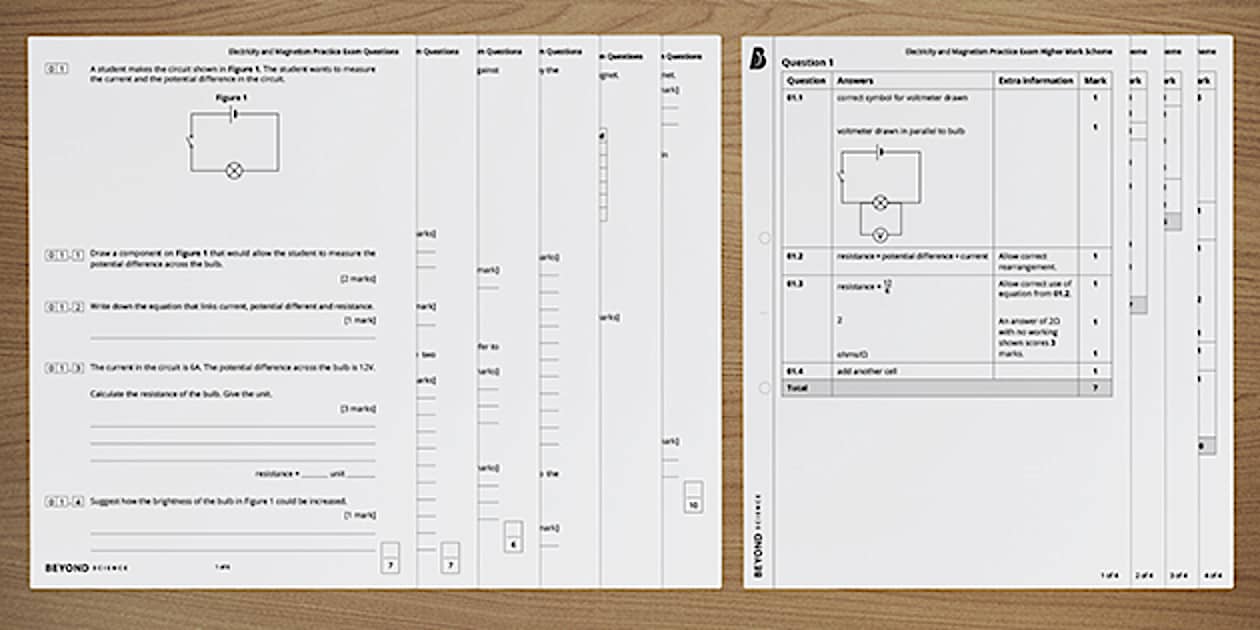Electricity and Magnetism Test Questions | KS3 Science