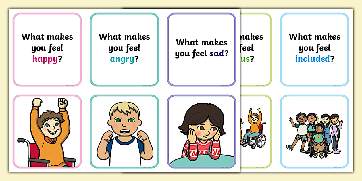 Emotions Cards, communication, emotion, difficulty - Twinkl