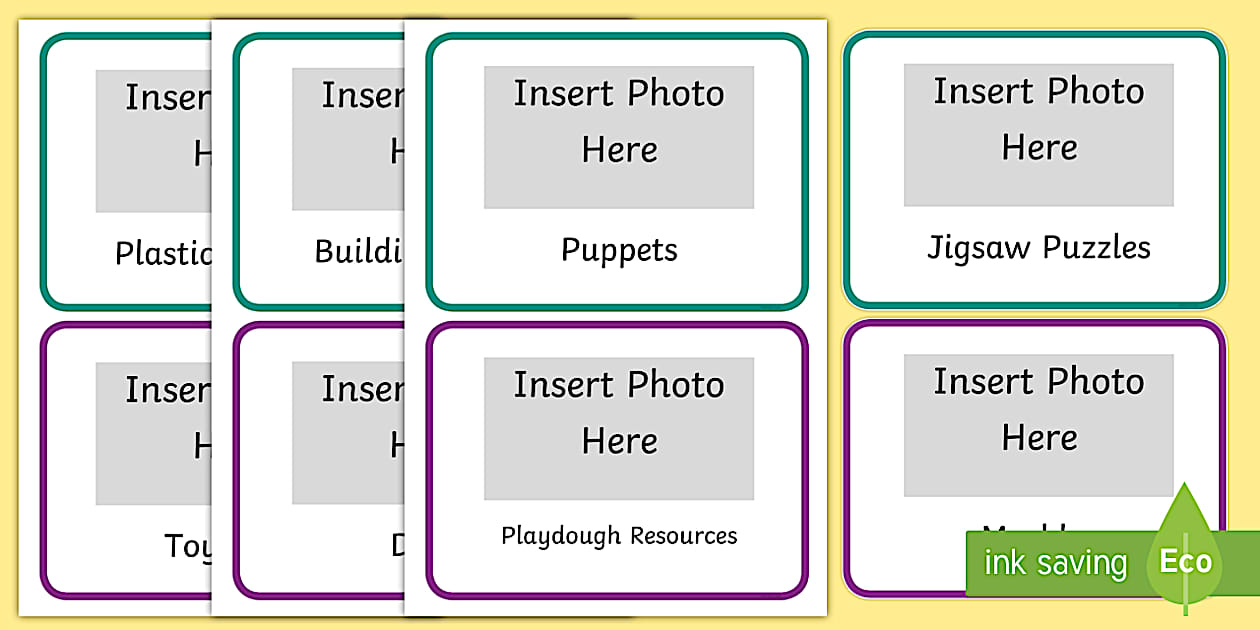 👉 Editable Photo Labels for Boxes - Early Years and KS1