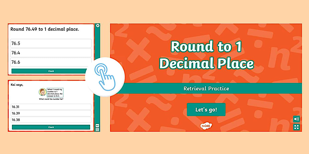 👉 Retrieval Practice: Round to One Decimal Place Maths Interactive Quiz