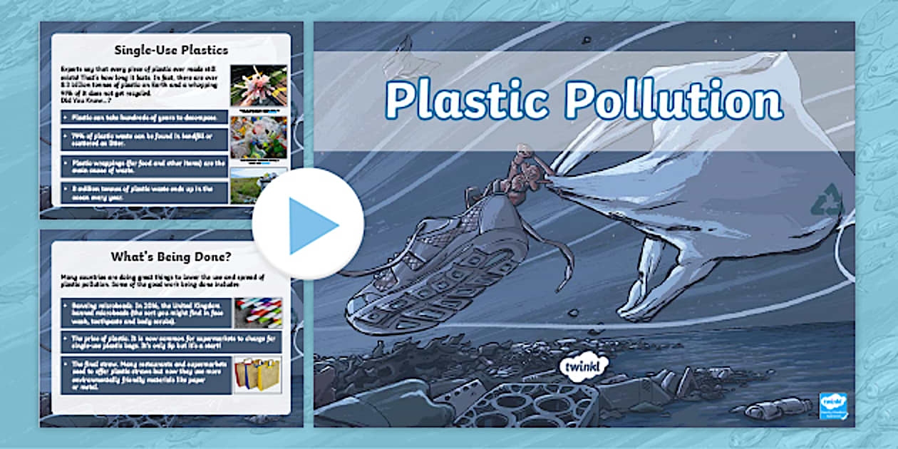 Ocean Pollution: Single-Use Plastics Quick Facts KS2 PowerPoint
