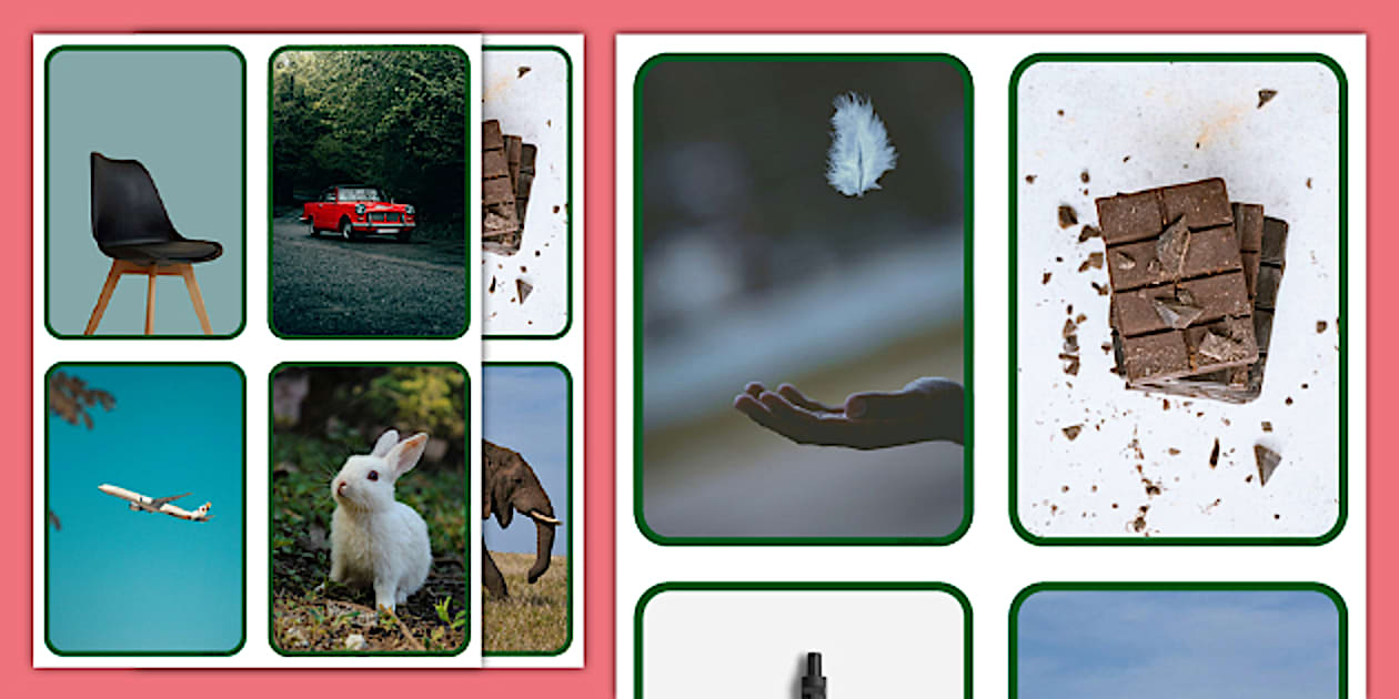 Lightest to Heaviest Flashcards (teacher made) - Twinkl