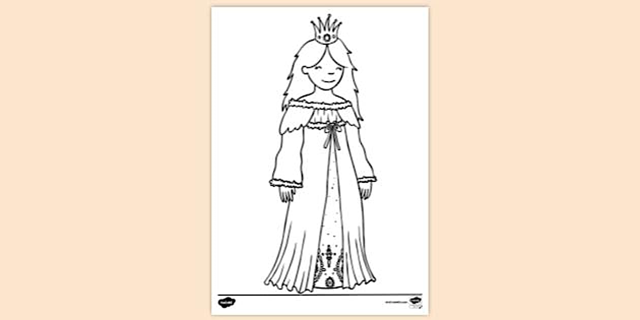 Princess Colouring | Colouring Sheets - Twinkl