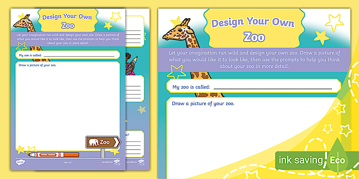 Design Your Own Zoo (teacher made) - Twinkl
