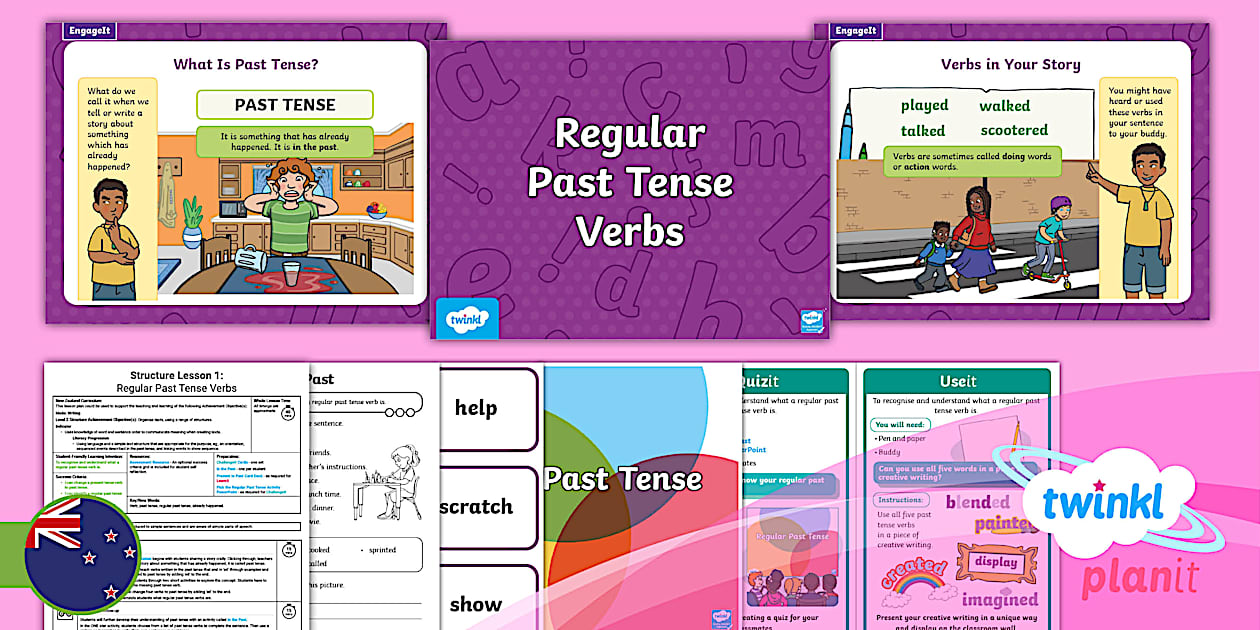 Level 2 Writing Structure Lesson 1: Regular Past Tense Verbs