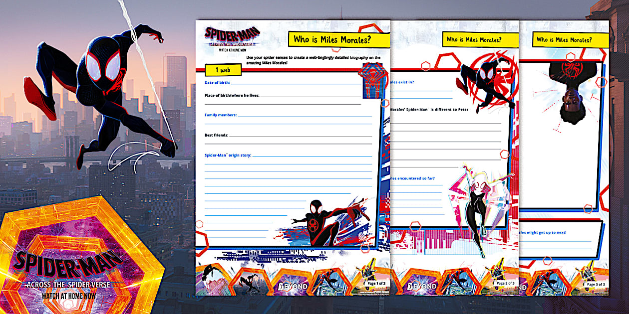 FREE! - Spider-Man™: Who is Miles Morales? (teacher made)
