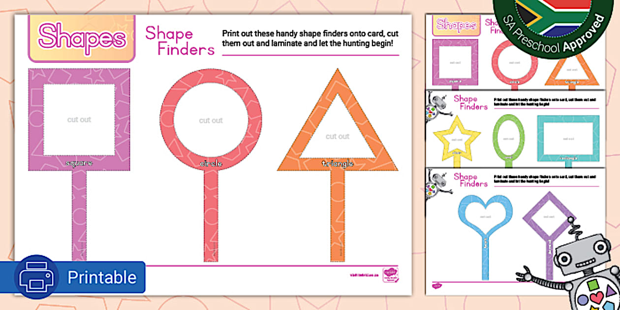Shape Finders Templates (Teacher-Made) - Twinkl