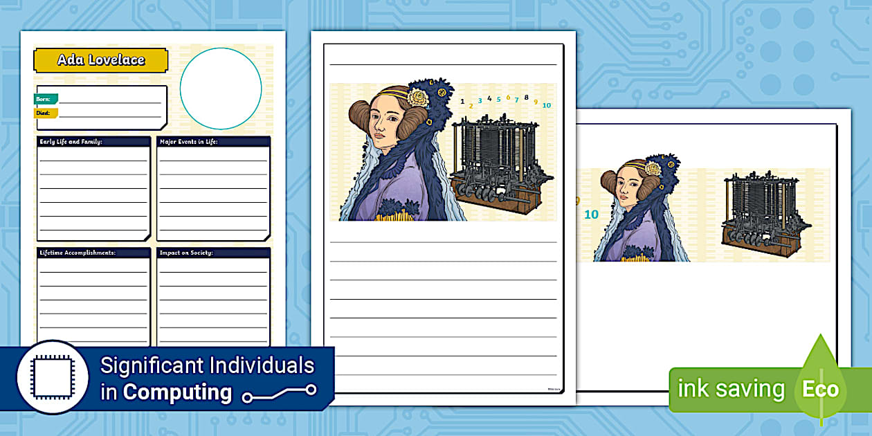 Ada Lovelace Story | Biography Activity | Ada Lovelace | KS2