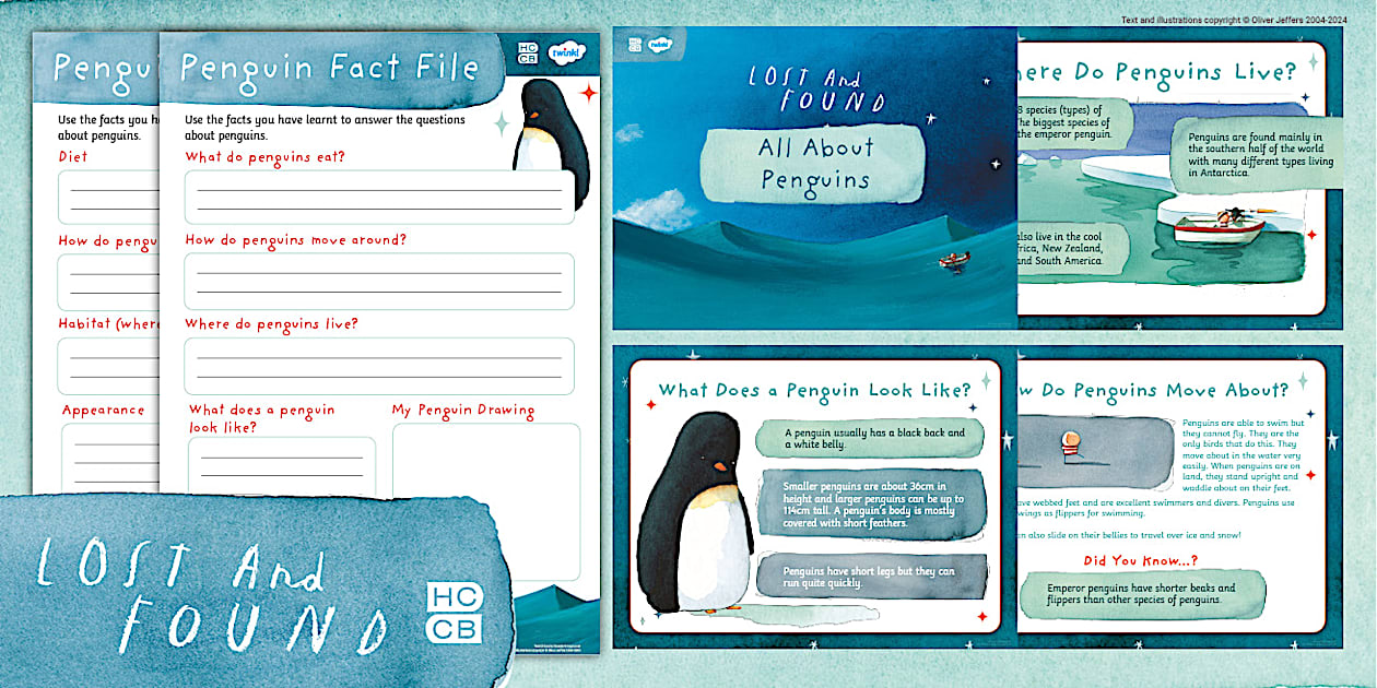 FREE! - Lost and Found: All About Penguins PowerPoint and Fact File ...