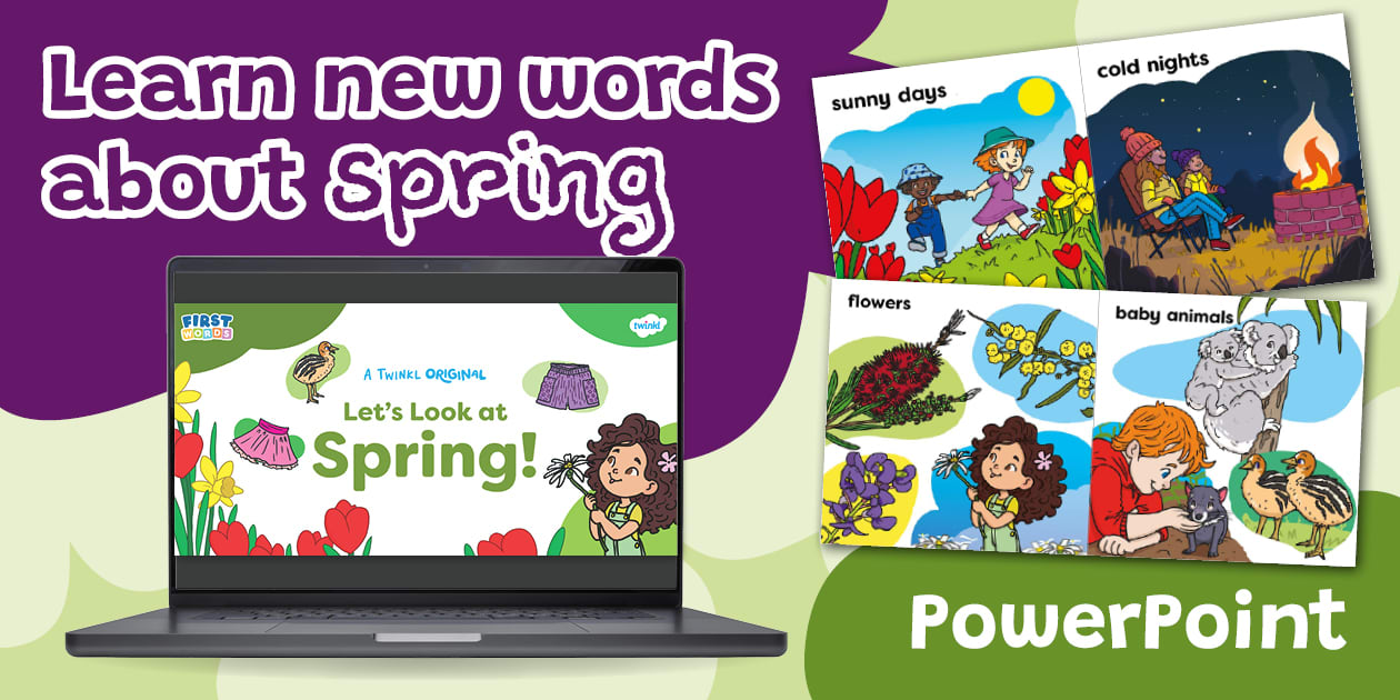 Let's Look at Spring Book PowerPoint