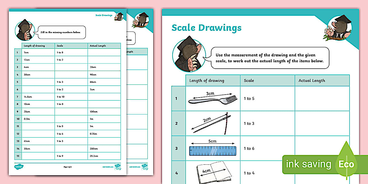 Scale Drawings (Teacher-Made) - Twinkl