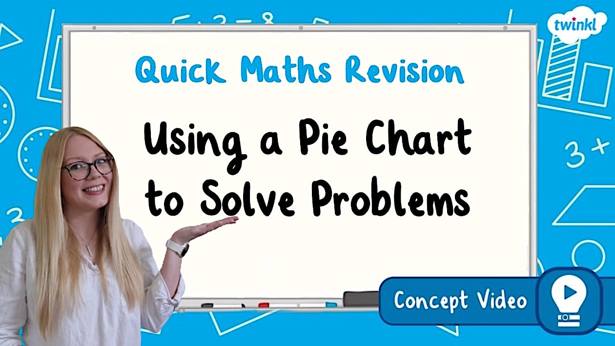 👉 Using a Pie Chart to Solve Problems | KS2 Maths Concept Video