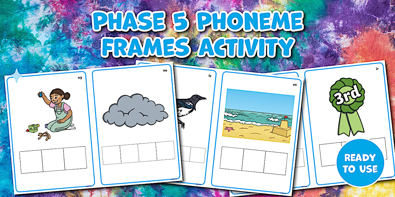 Phase 5 Phoneme Frames Activity