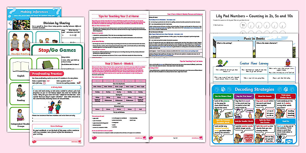 Year 2 Term 4 Week 6 Remote Home Learning Pack - Twinkl