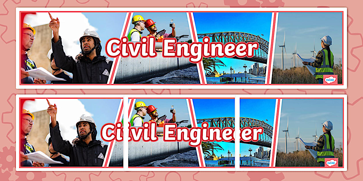 STEM Jobs: Civil Engineer Display Banner (teacher made)