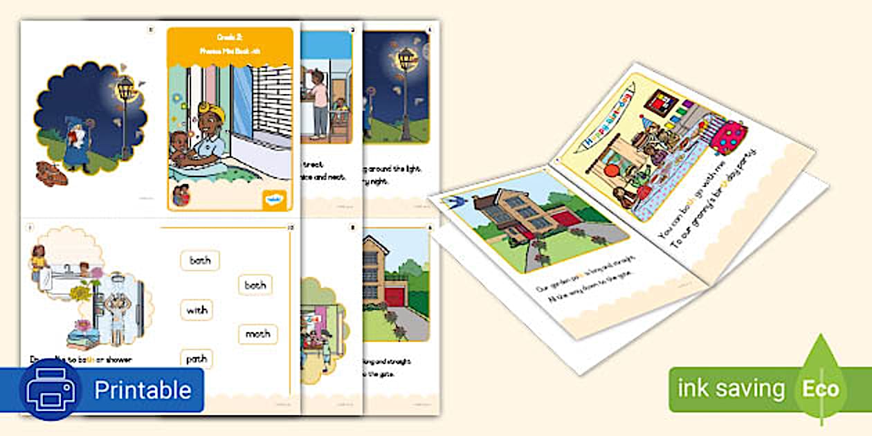 Grade 2 Phonics: -th Mini Book
