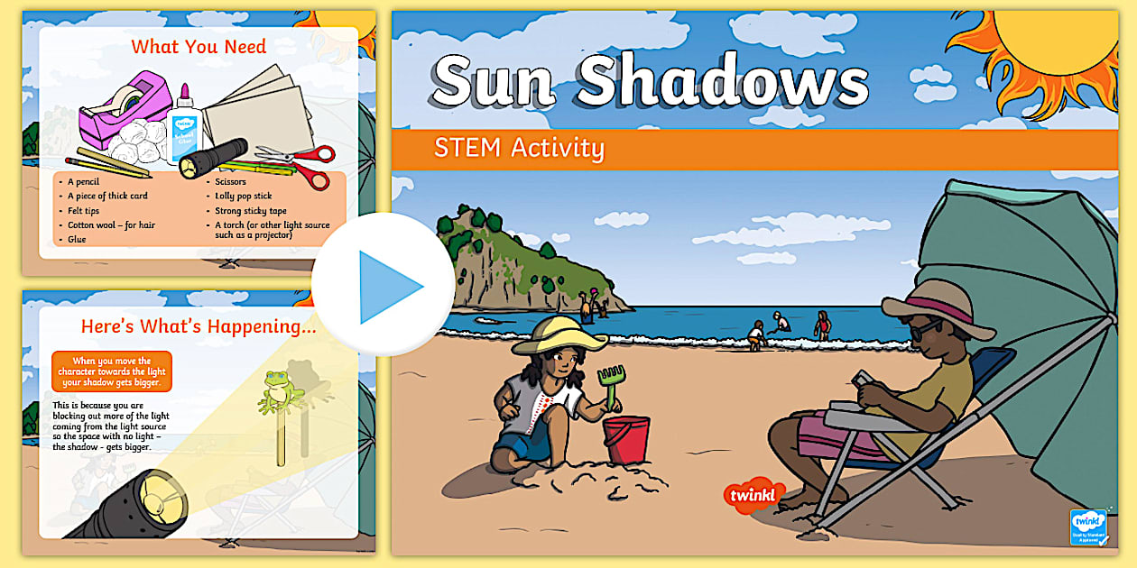 Sun Shadows STEM PowerPoint (Teacher-Made) - Twinkl