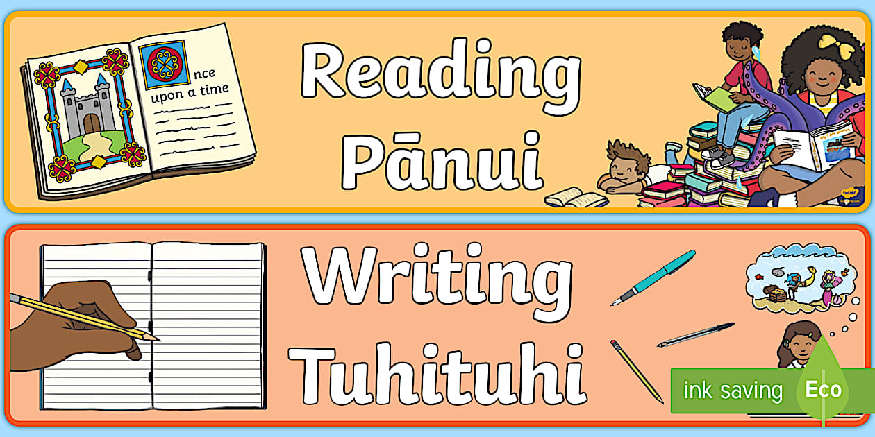 Reading and Writing Display Banner (teacher made) - Twinkl