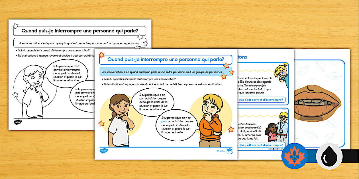 When Can I Interrupt Someone Who Is Talking? - Social Skills French
