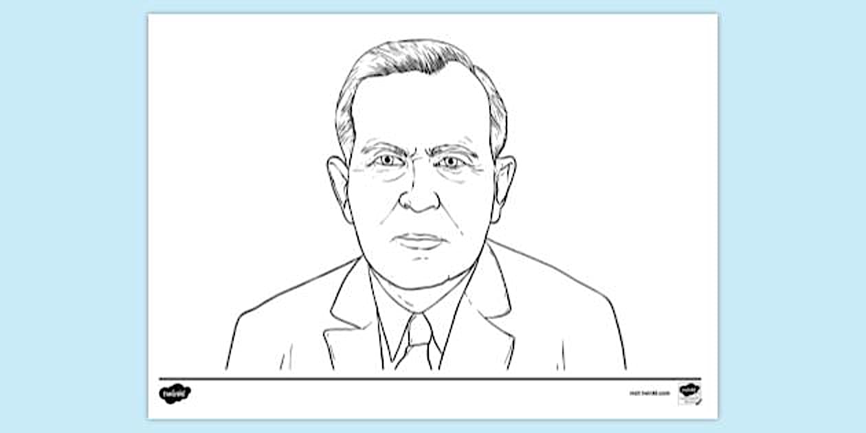 Lester B Pearson Colouring Sheet