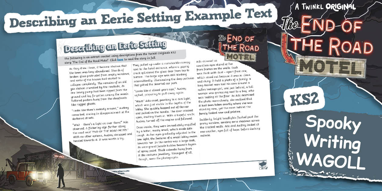 Spooky Setting Description for KS2 Example Text