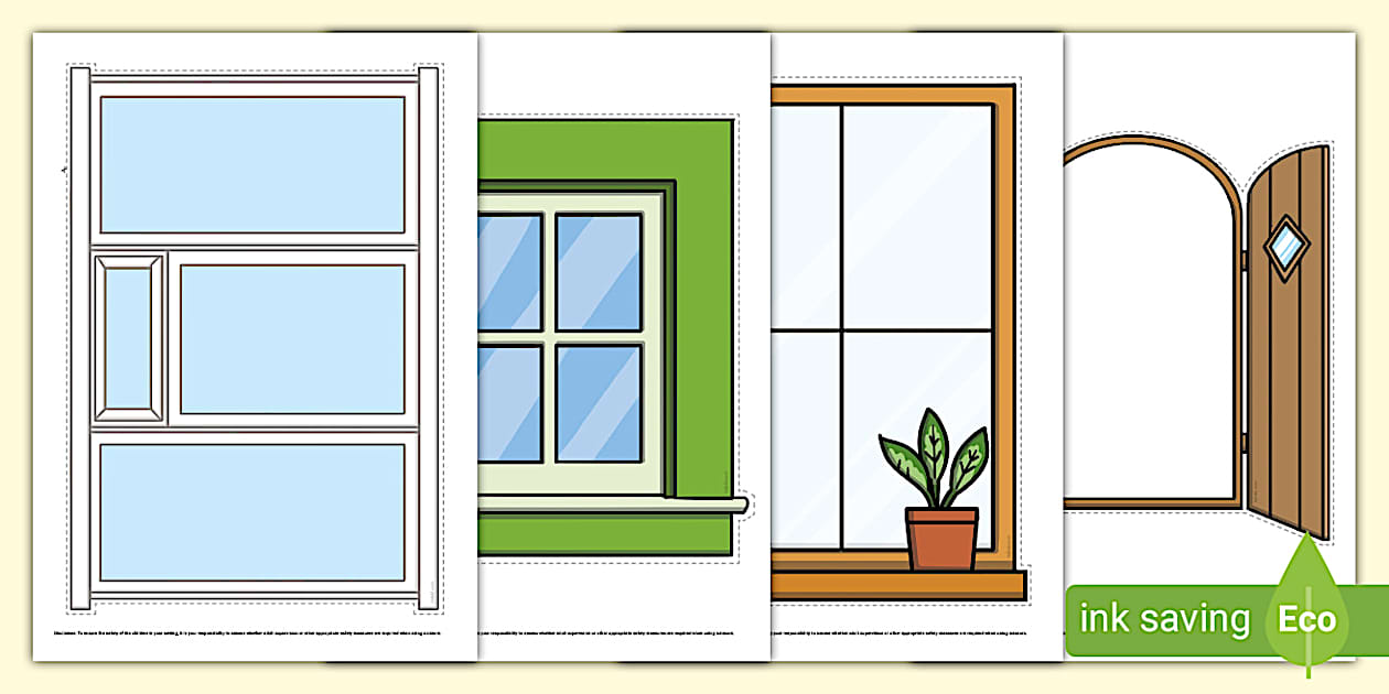 Window Cut-Outs (teacher made) - Twinkl
