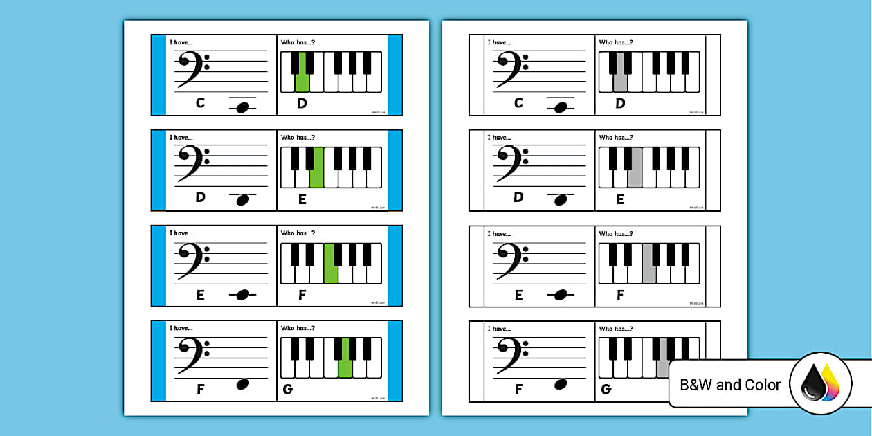 Fun Music Notes Game for 6th-8th Grade | Twinkl USA - Twinkl