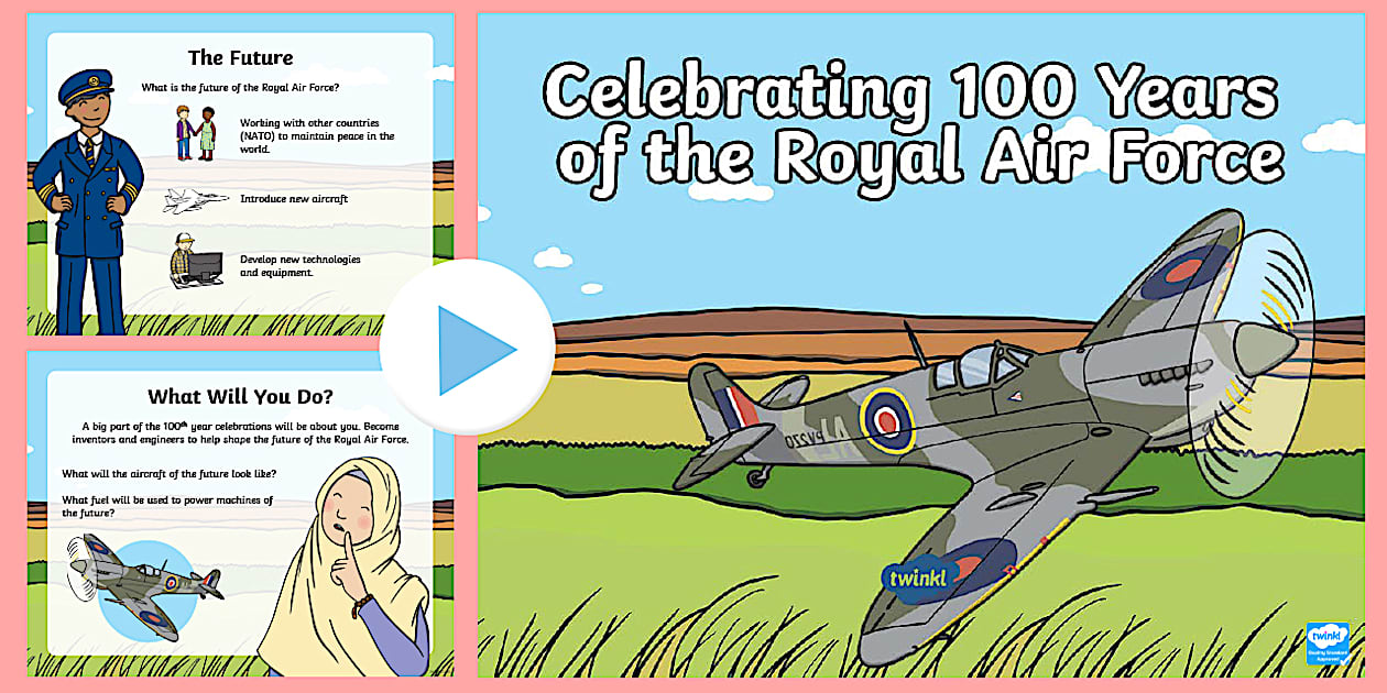 KS1 100th Anniversary of the RAF Information PowerPoint