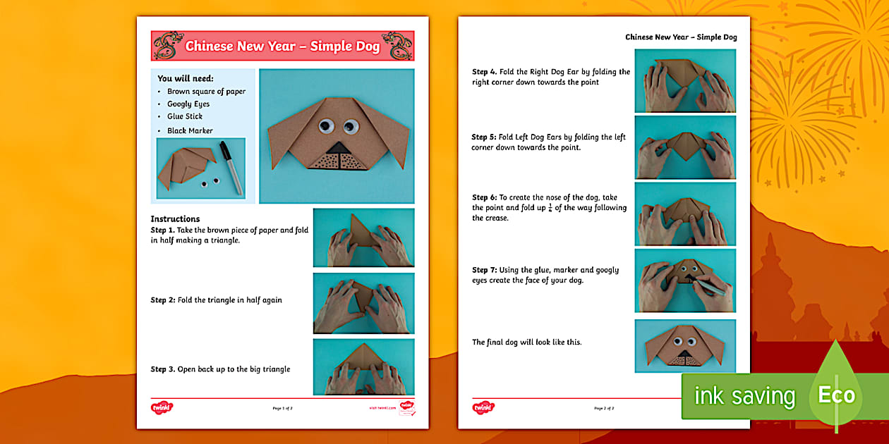 Editable Dog Craft Worksheet (teacher made) - Twinkl