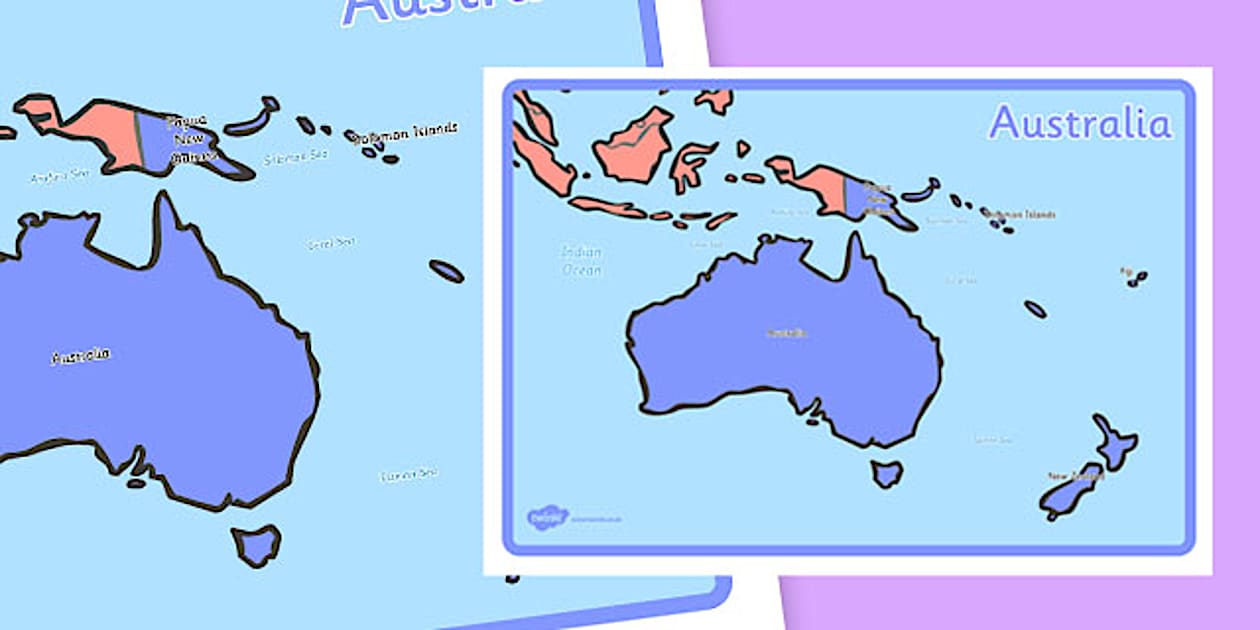 Geography Continents of the World Posters Australia - Twinkl